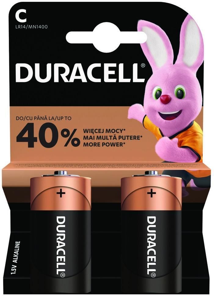 Duracell Lr14 2Bl Mn1400 (LR14MN1400) - Ceny i opinie na Ceneo.pl