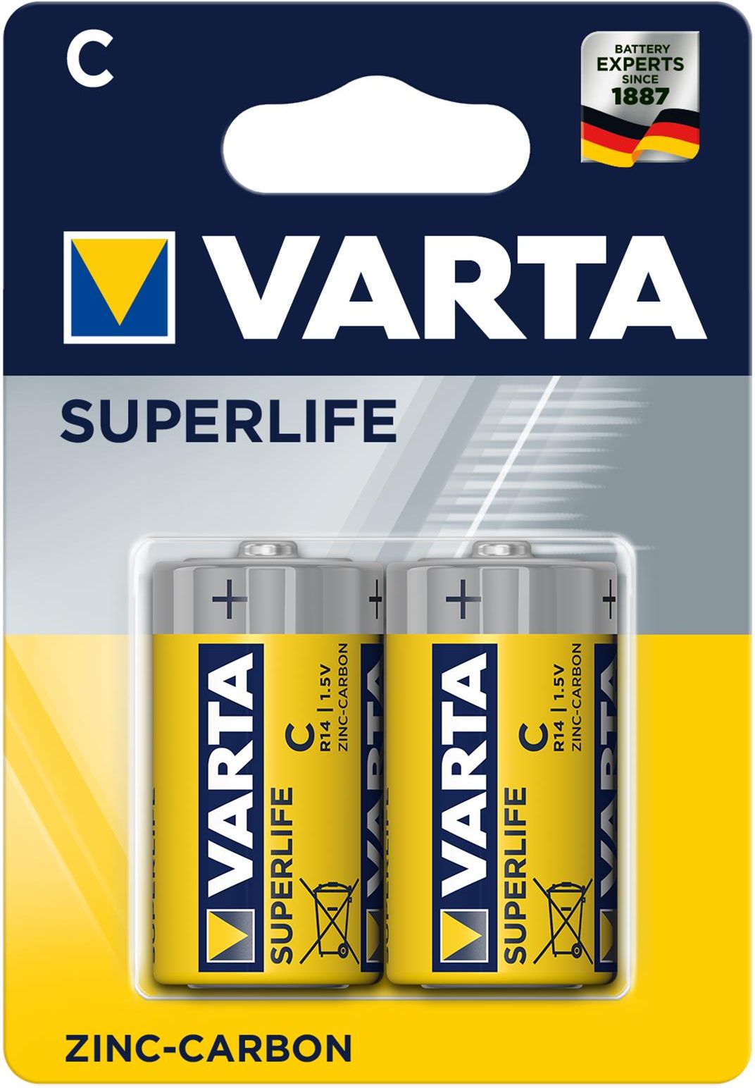 Varta R14 Superlife 2Szt./Bl. (BAT0248) - Ceny i opinie na Ceneo.pl
