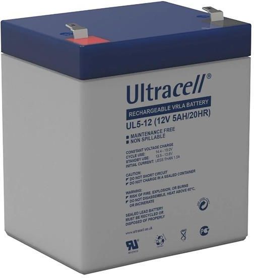 Ultracell Battery 5Ah/12V (5713570004112) (ULTRACELL5713570004112 ...