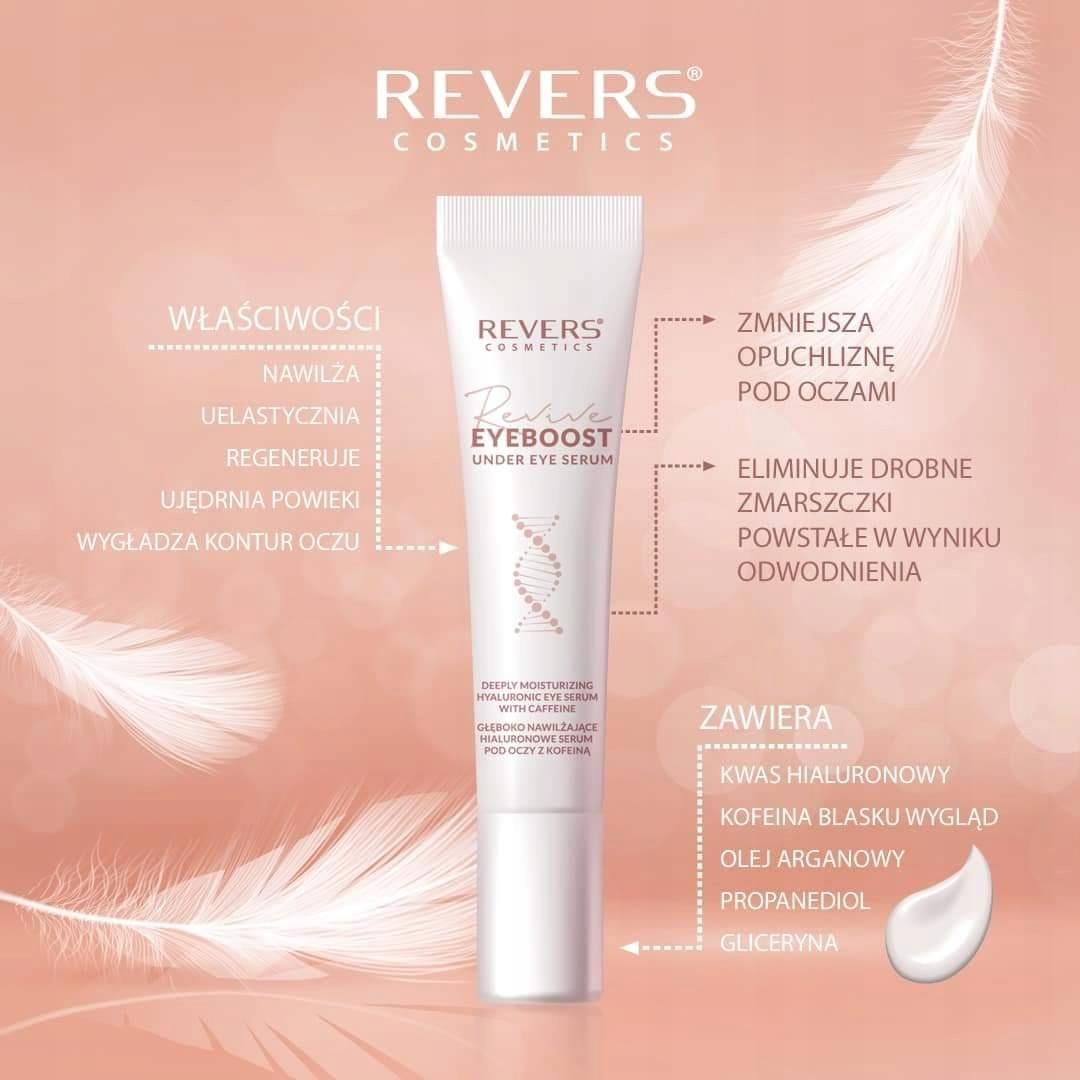 Revers Revive Eyeboost Serum Hialuronowe Pod Oczy Z Kofeiną 15ml ...