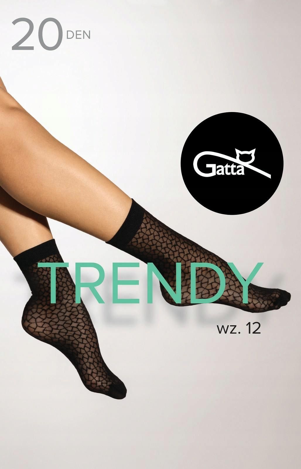GATTA TRENDY SOCKS wz.12 Skarpetki 20DEN Nero / UNI - Ceny i opinie ...