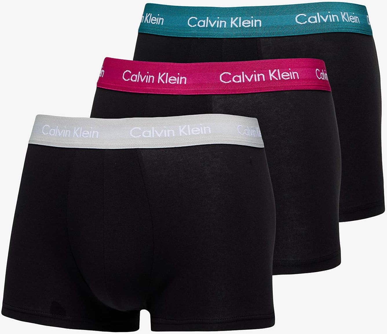 Calvin Klein Cotton Stretch Classic Fit Low Rise Trunk 3-Pack Black - Ceny i opinie - Ceneo.pl