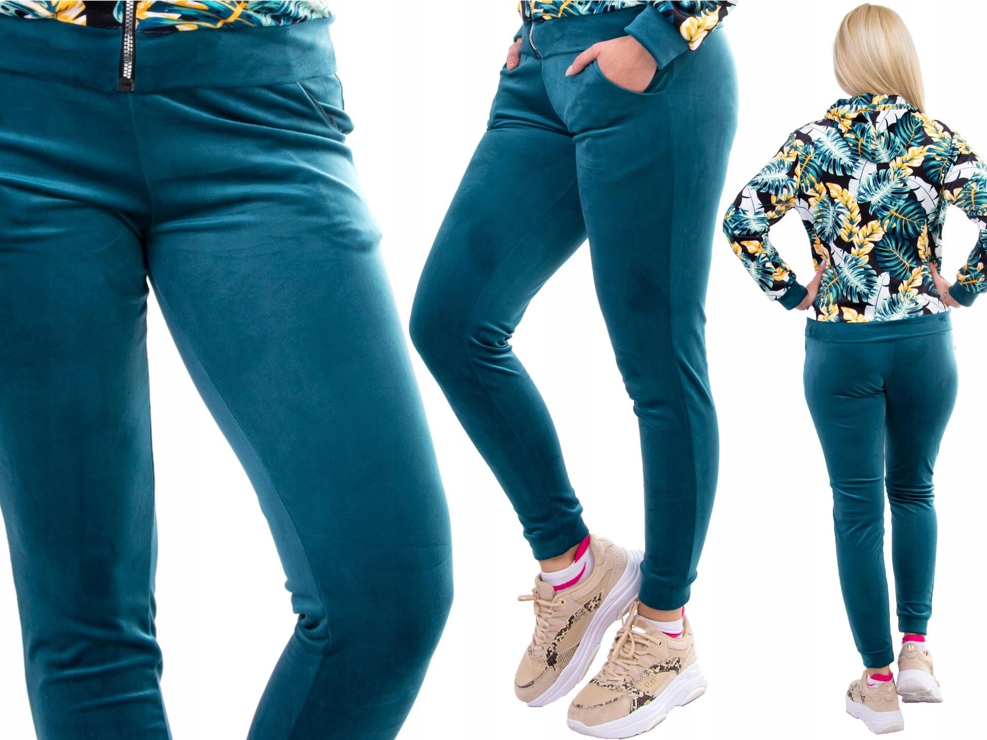 S318 Spodnie Welurowe Zielone r. 52 (6XL) - Ceny i opinie - Ceneo.pl