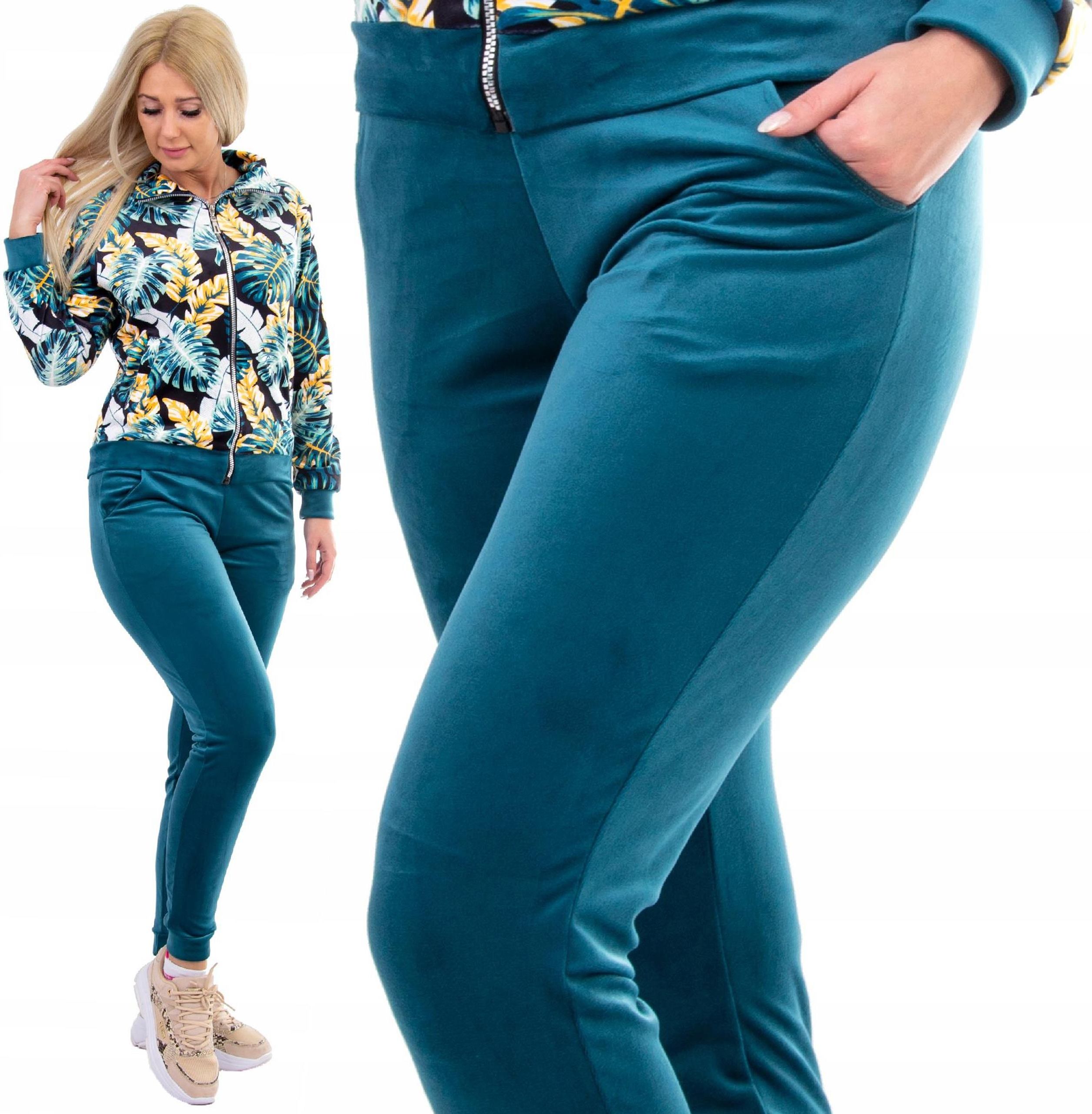 S318 Spodnie Welurowe Zielone r. 52 (6XL) - Ceny i opinie - Ceneo.pl