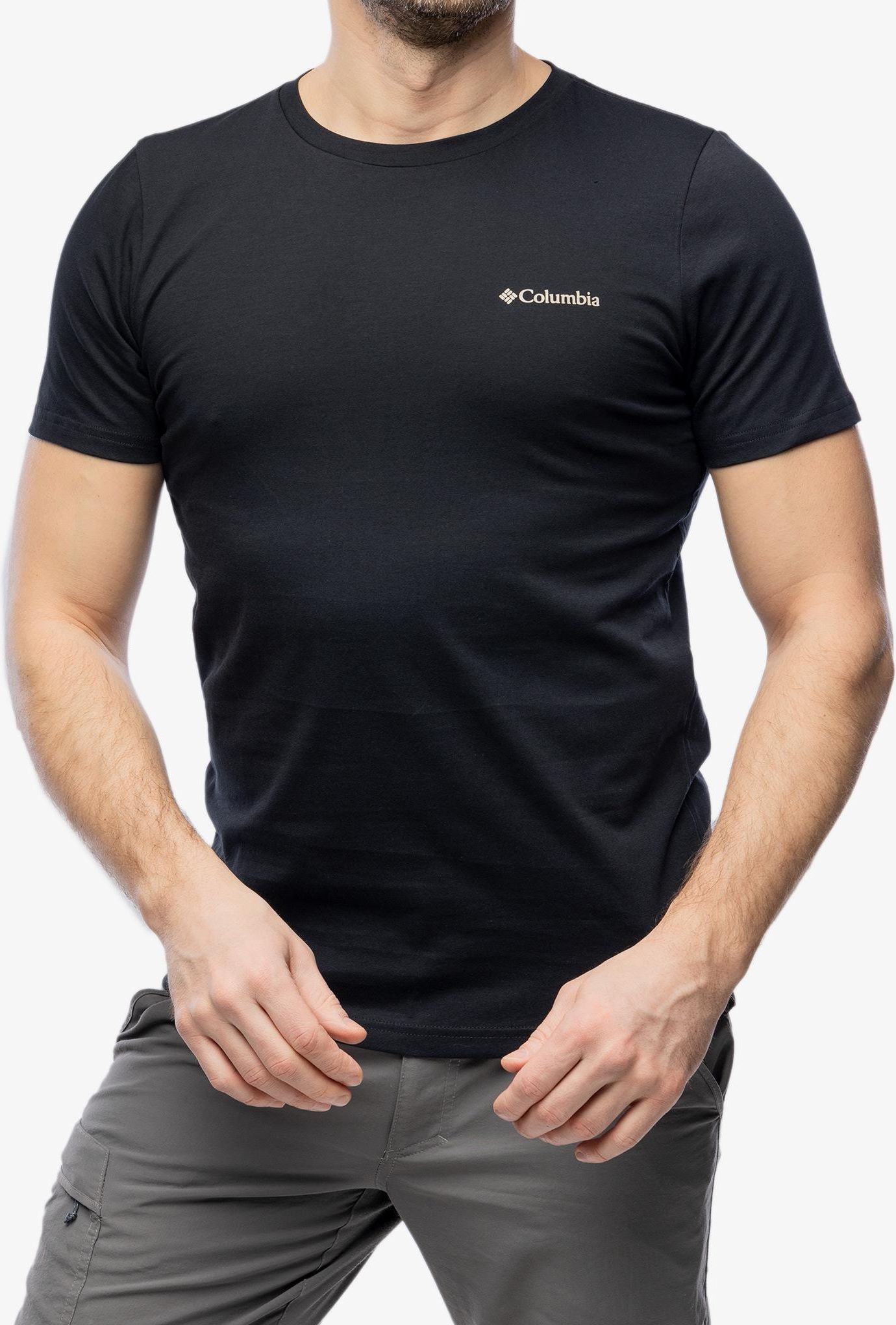 Koszulka z nadrukiem Columbia Rapid Ridge Back Graphic Tee II - black ...