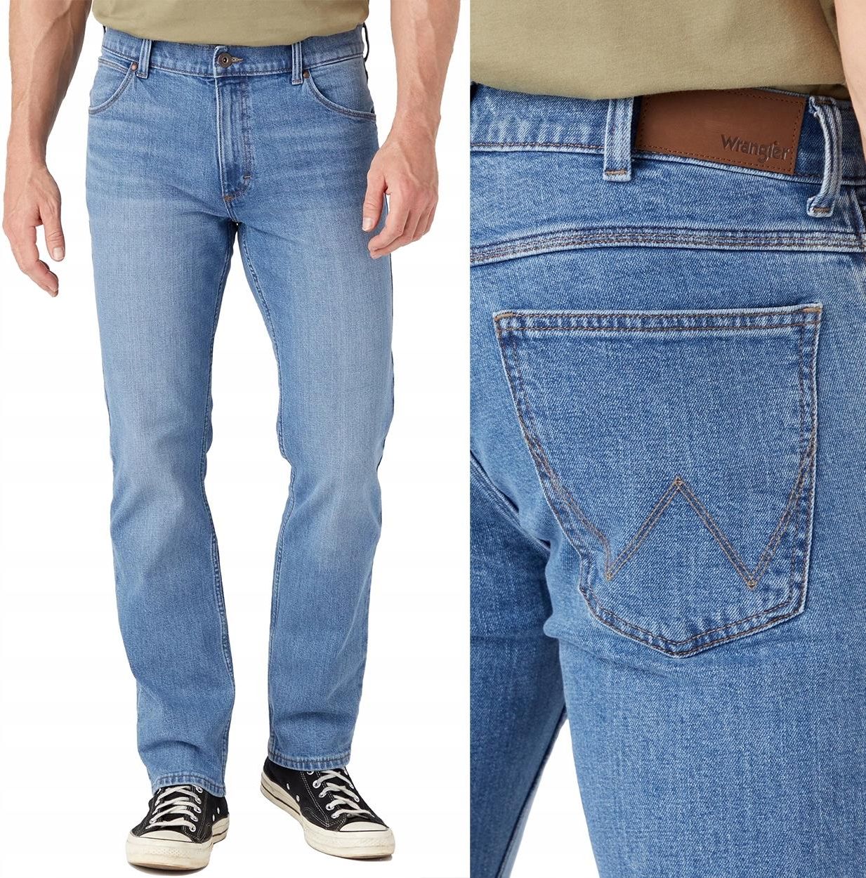 Wrangler Regular Great Blue Klasyczny DżINS Jak Dawniej Pewex $$$ W34 ...
