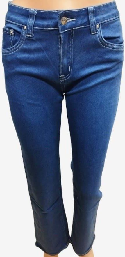 JEANSY DAMSKIE spodnie BAWEŁNA niebieskie wyszczuplające TRANG r.48 ...