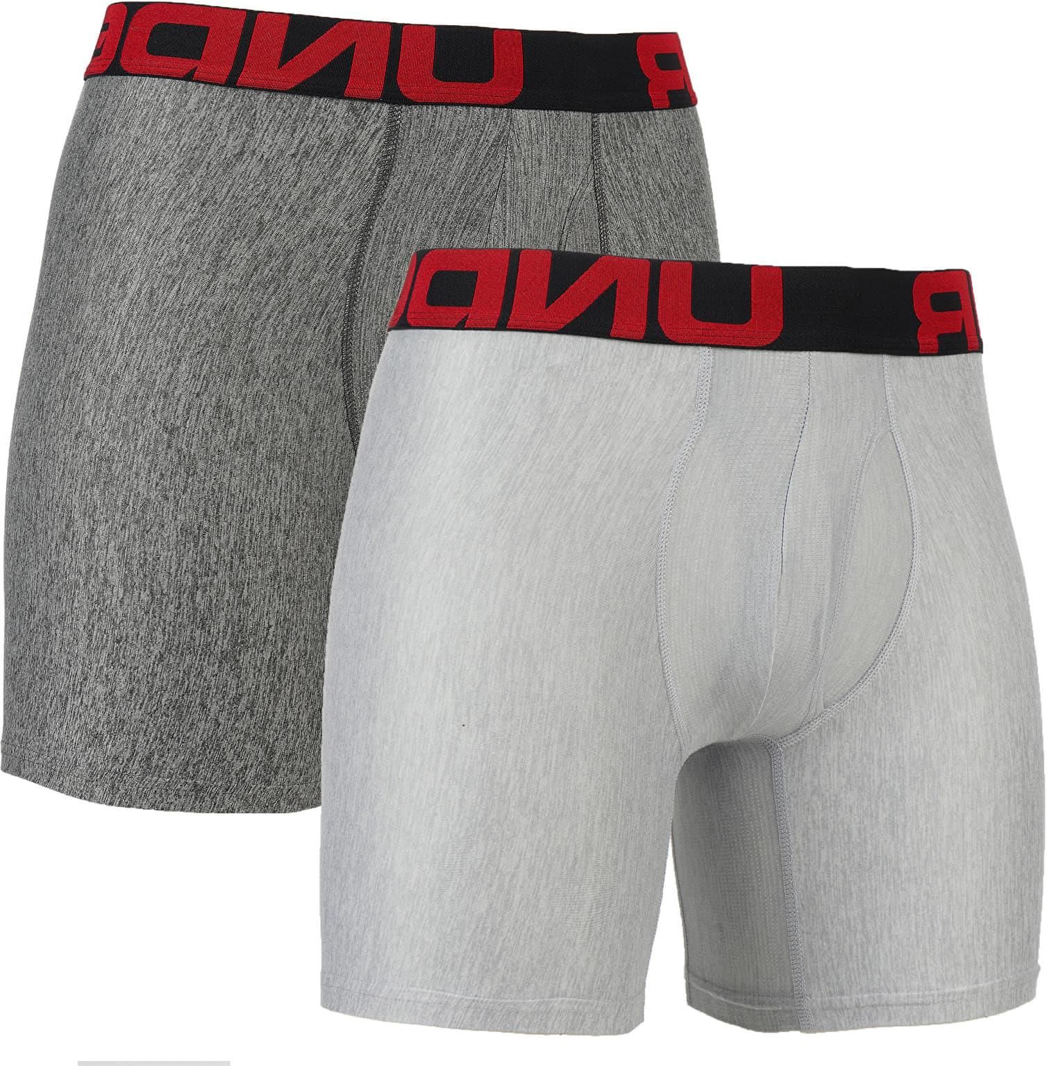 Under Armour Tech 6In 2 Pack Mod Gray Light Heather - Ceny i opinie ...