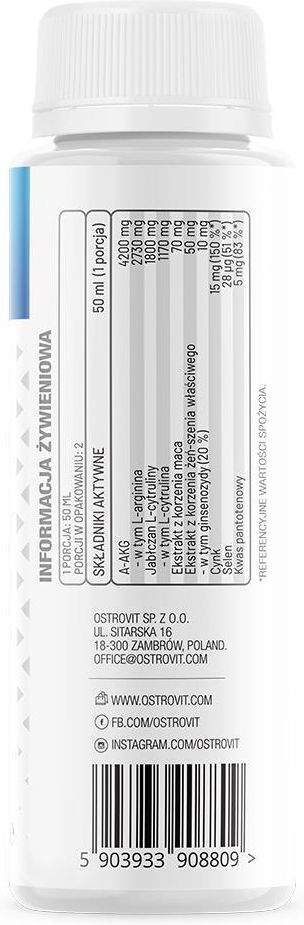 Ostrovit Sex Pro Shot 20x100ml - Ceny i opinie - Ceneo.pl