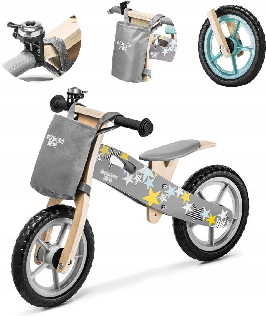 Gordon Rowerek Biegowy Dla Dzieci Chodzik Jeździk Biegacz Dzwonek 12 ...