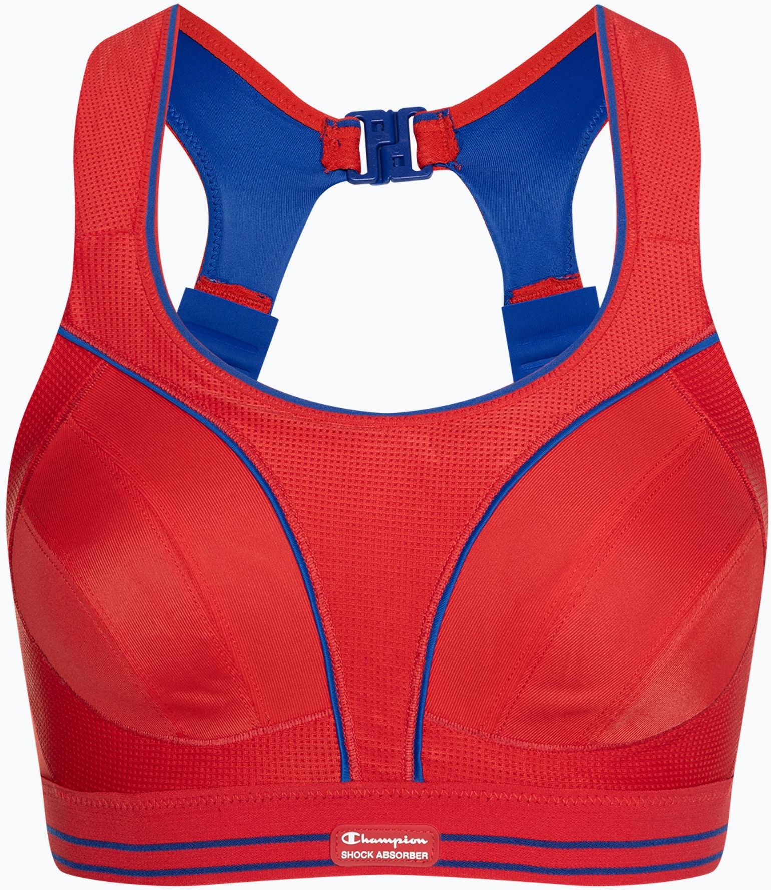 Shock Absorber Biustonosz Ultimate Run Bra Red Blue - Ceny i opinie ...