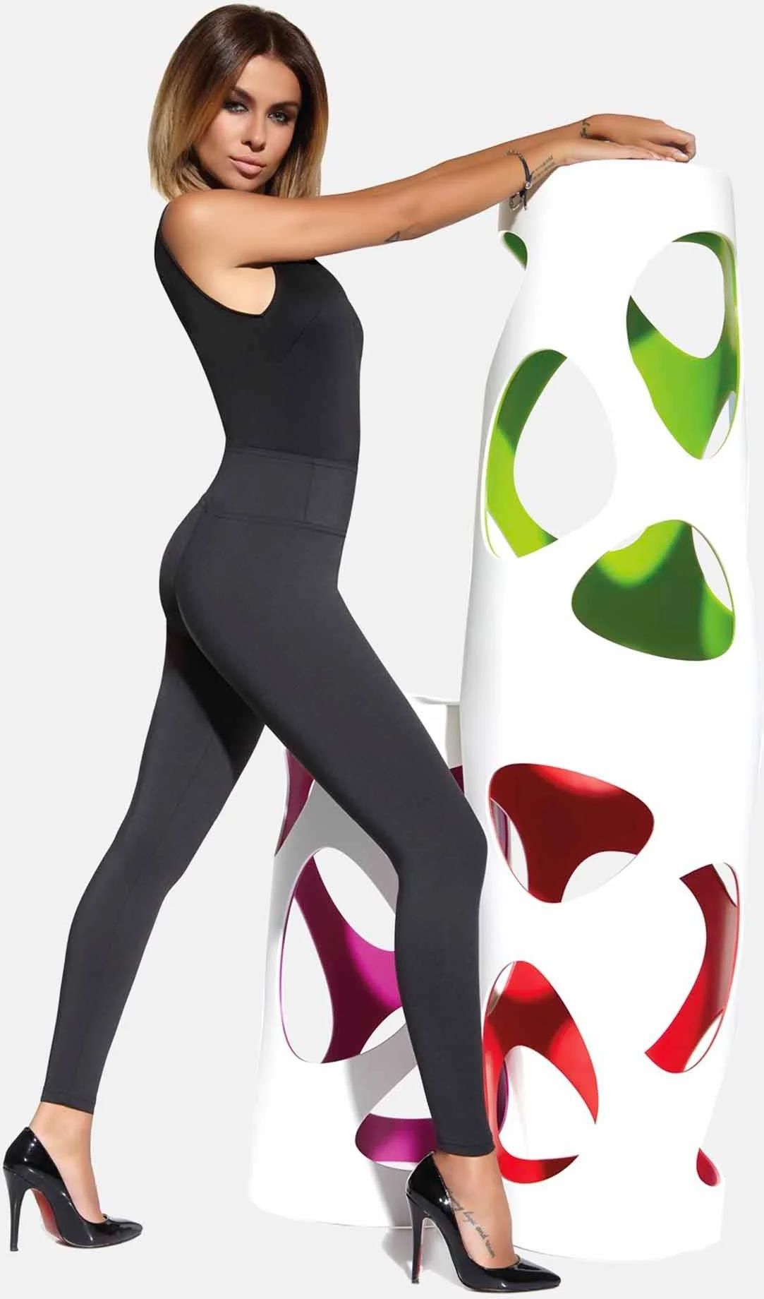 Legginsy damskie czarne Bas Bleu - Ceny i opinie - Ceneo.pl