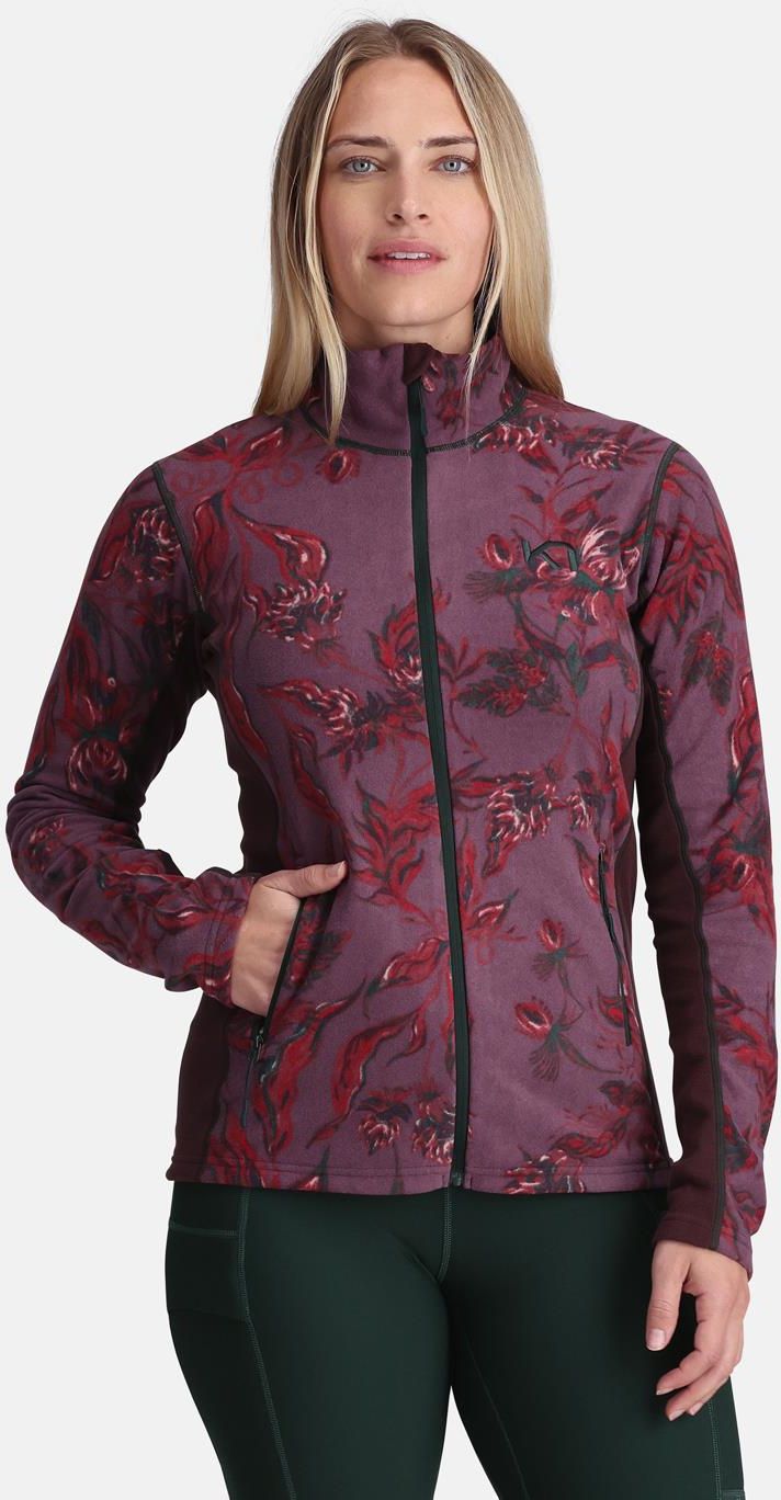 Kari Traa Damski Polar Thalena Fleece 623268 Syrup Czerwony - Ceny i ...
