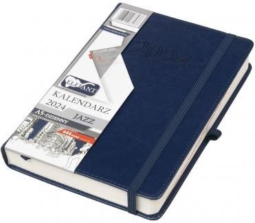 Kalendarz 2024 A5 dzienny Jazz granatowy Elefant - Ceny i opinie - Ceneo.pl