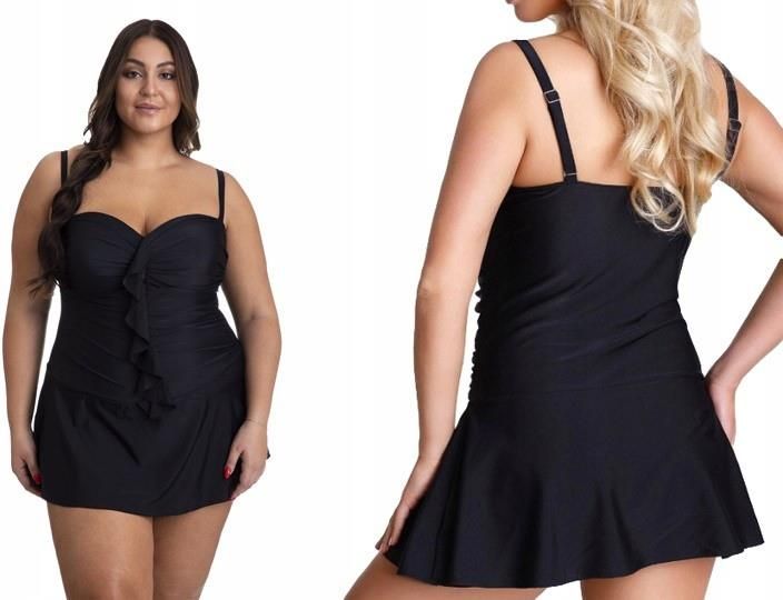 Kostium kąpielowy 6XL Duży Jednoczęściowy 52 54 56 - Ceny i opinie - Ceneo.pl