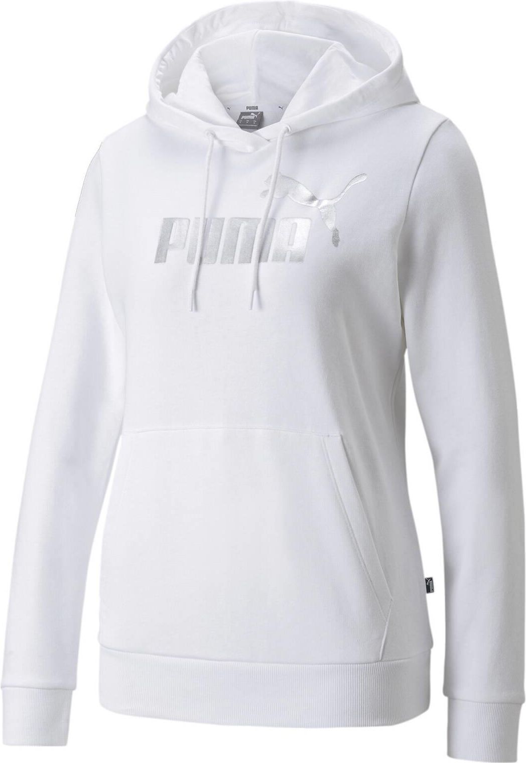 Bluza z kapturem damska Puma ESS+ METALLIC LOGO TR biała 84909602 - Ceny i opinie - Ceneo.pl