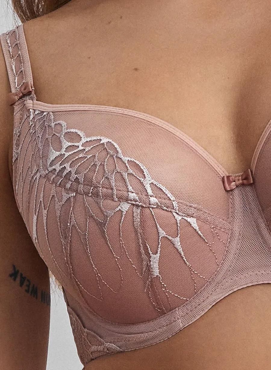 Biustonosz Dalia Sara K37 semi-soft Mocca półusztywniany stanik 75F - Ceny i opinie - Ceneo.pl