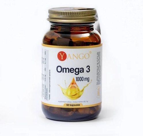 Yango Kwasy Tłuszczowe Omega 3 1000Mg 60Kaps - Opinie i ceny na Ceneo.pl