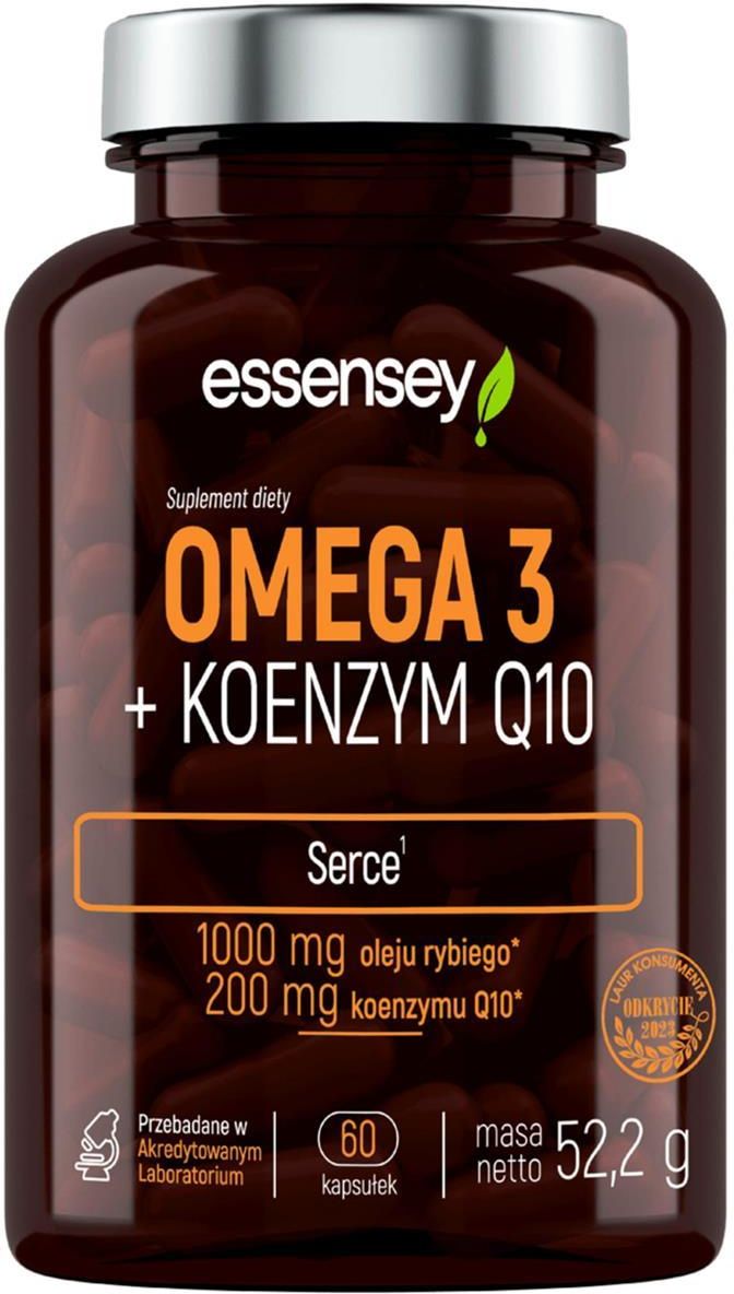 Essensey Omega 3+ Koenzym Q10 60Kaps - Opinie i ceny na Ceneo.pl