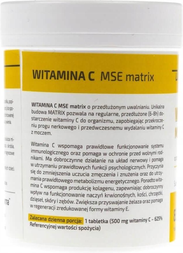 Mitopharma Witamina C Mse Matrix 500 Mg 90tabl. - Opinie i ceny na Ceneo.pl