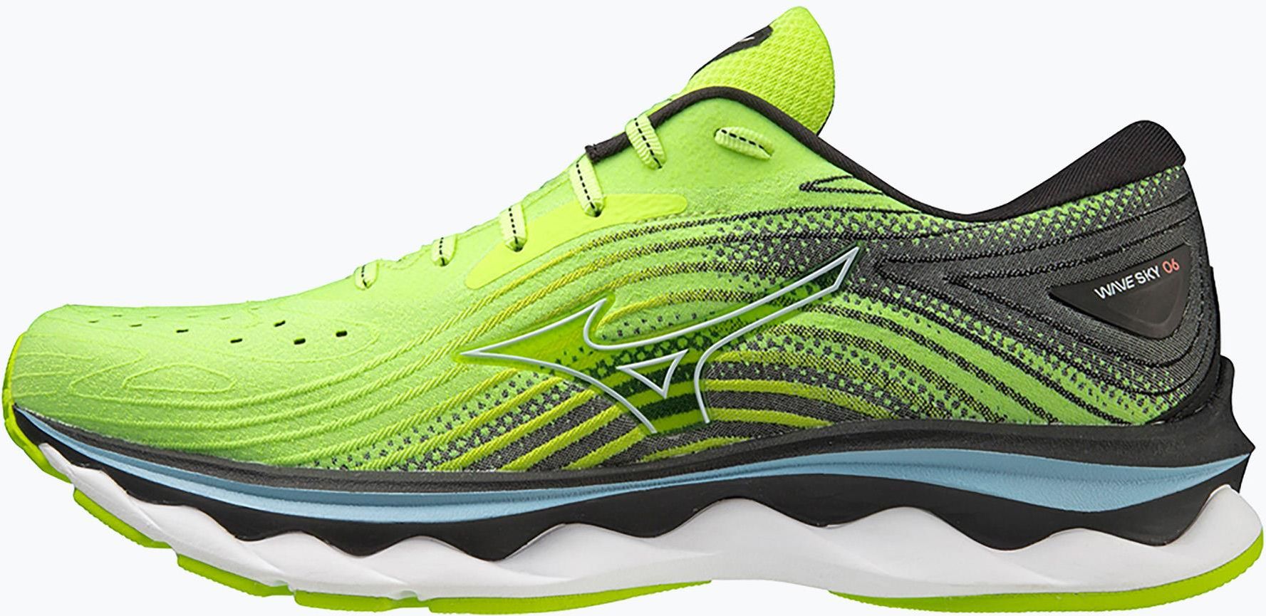 Mizuno Wave Sky 6 Neo Lime Skywriting Black - Ceny i opinie - Ceneo.pl