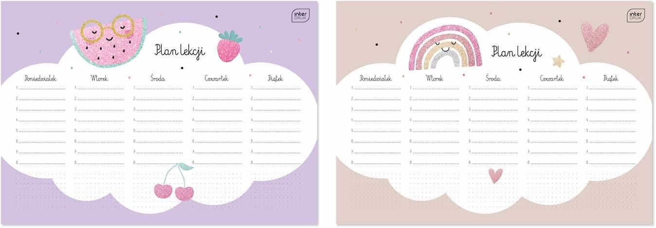 Interdruk Glitter Plan Lekcji A4 - Ceny i opinie - Ceneo.pl