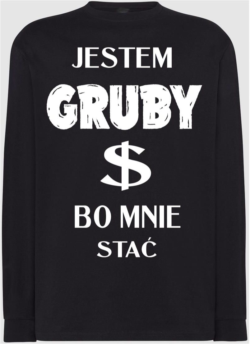 Longsleeve Śmieszny Jestem Gruby r.3XL - Ceny i opinie - Ceneo.pl