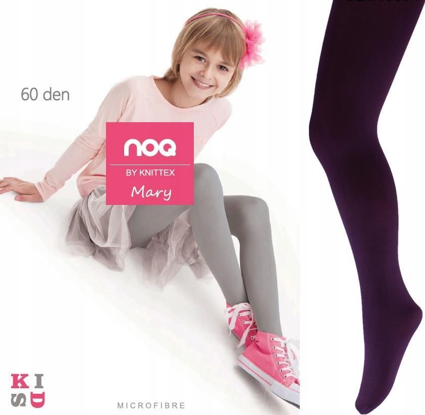 Rajstopy dziewczęce z mikrofibry Śliwka 60 den knittex Mary 116-122 - Ceny i opinie - Ceneo.pl