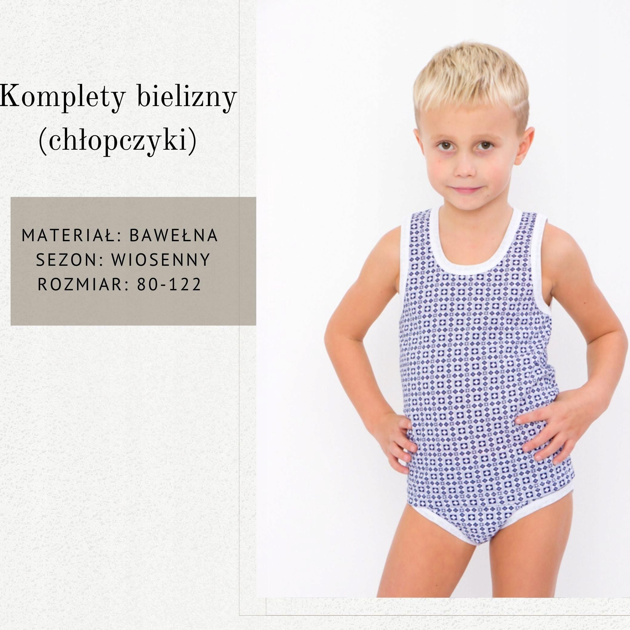 Komplety bielizny (chłopczyki), letni, 9688-002V - Ceny i opinie - Ceneo.pl