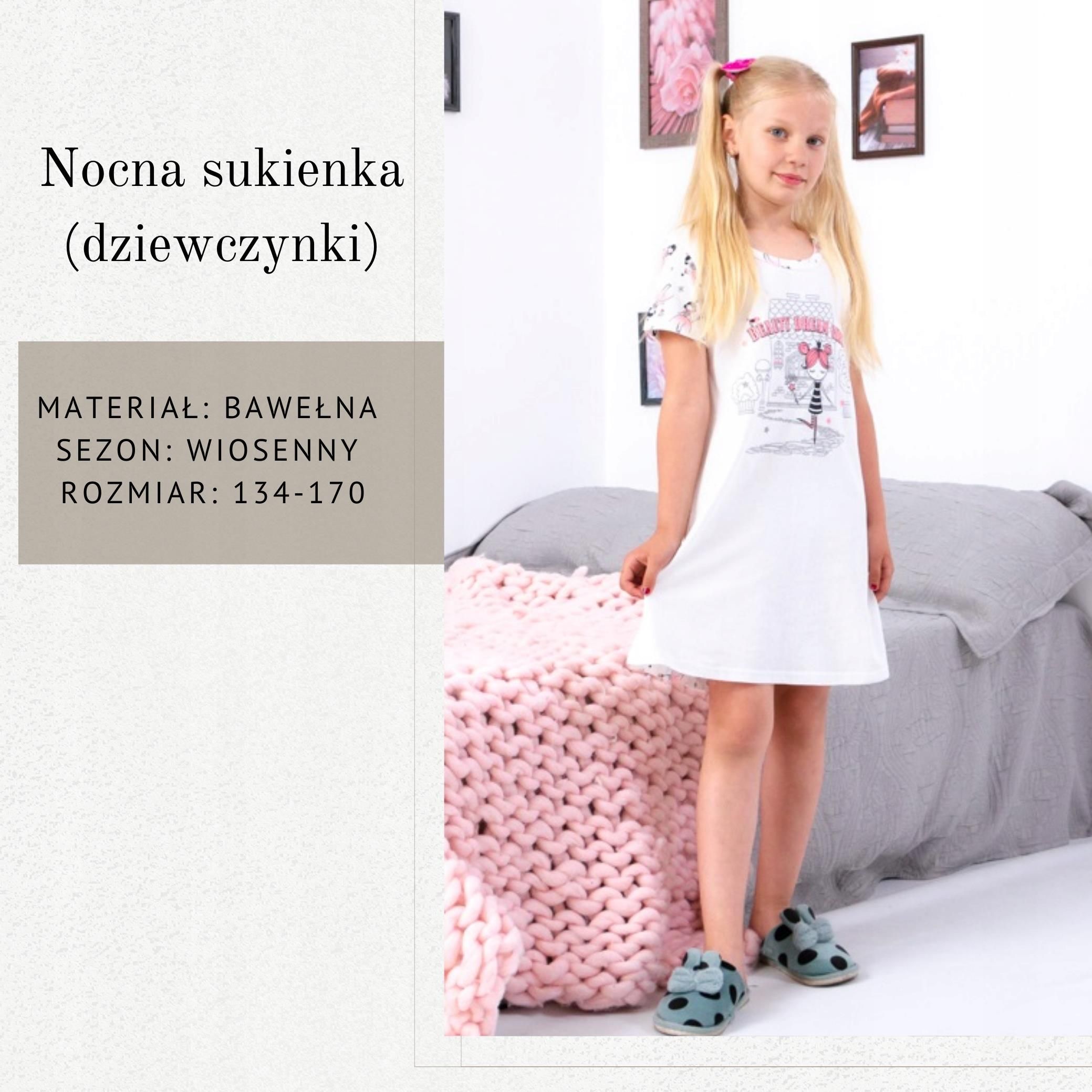 Nocna sukienka (dziewczynki), wiosenny, 6019-002-33-1 - Ceny i opinie ...