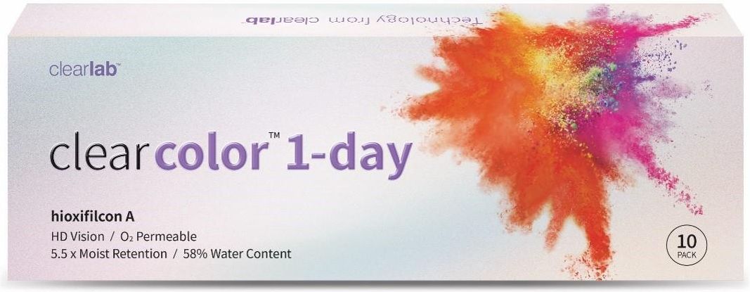 Soczewki Clearlab Clearcolor 1 Day Gray Moc -4.25 10Szt. - Opinie i ...