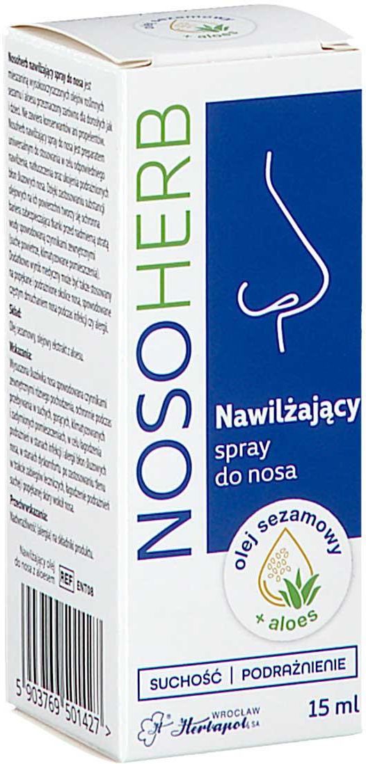 Gofarm Nosoherb Nawilżający Spray Do Nosa 15ml - Opinie i ceny na Ceneo.pl