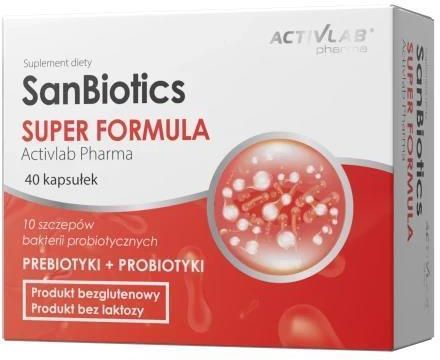 Unipro Activlab Pharma Sanbiotics Super Formula 40kaps. - Opinie i ceny ...