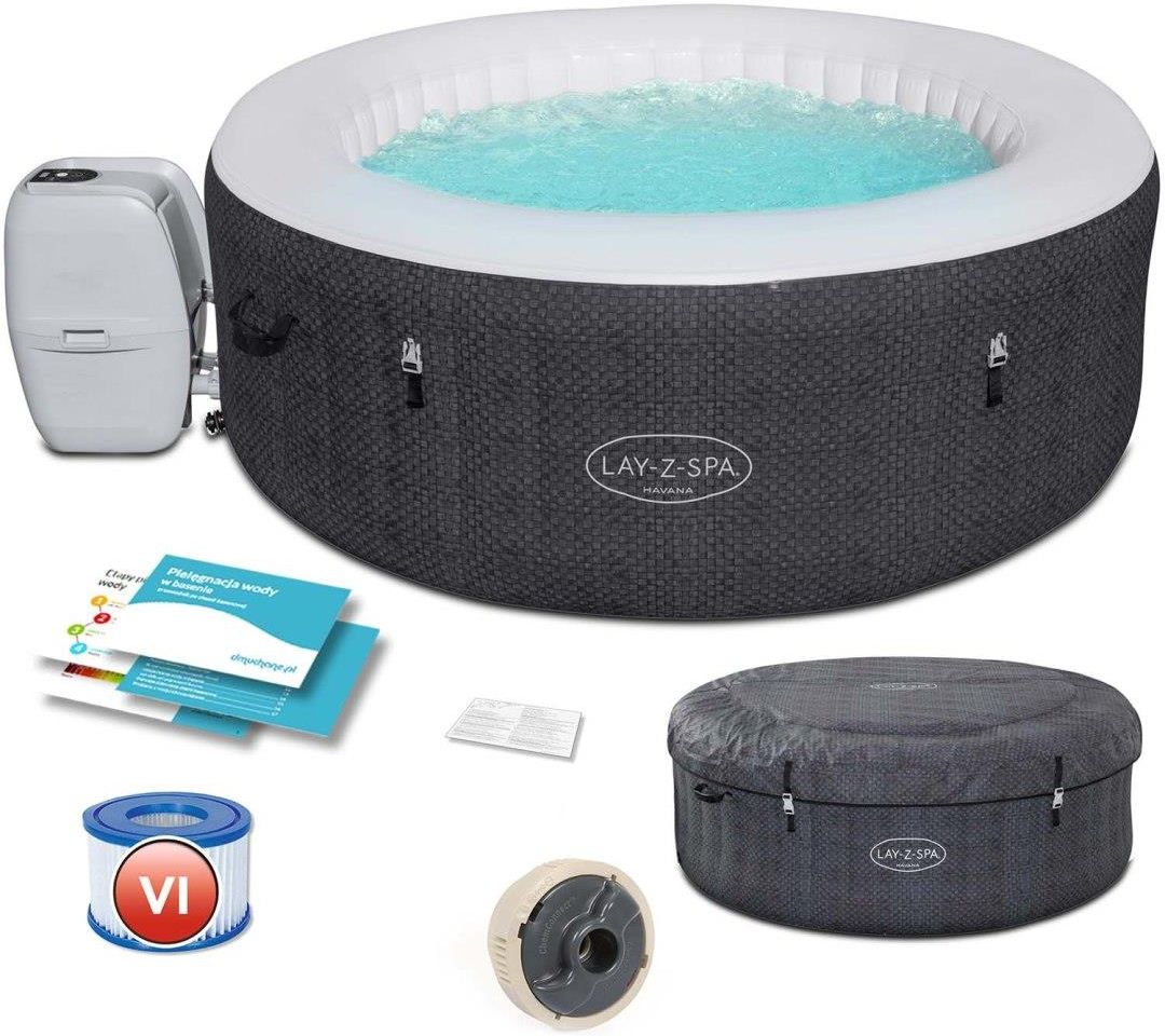Jacuzzi Bestway Spa Lay-Z Havana 4 Osobowe 60035 - Ceny i opinie - Ceneo.pl