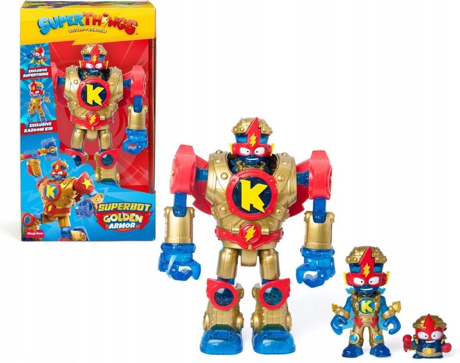 Magicbox Things Superbot Golden Armor Kazoom Kid - Ceny i opinie - Ceneo.pl