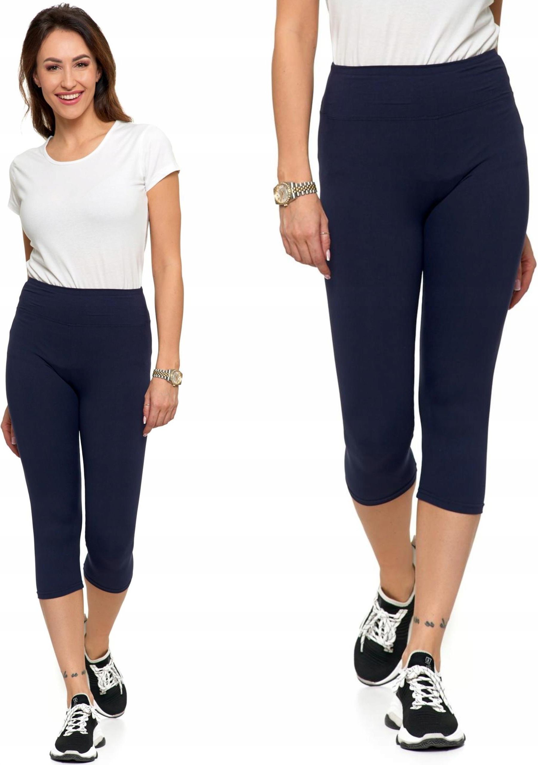 Sportowe Legginsy Damskie 3/4 Klasyczne Getry Fit Peach Touch Moraj L/XL - Ceny i opinie - Ceneo.pl