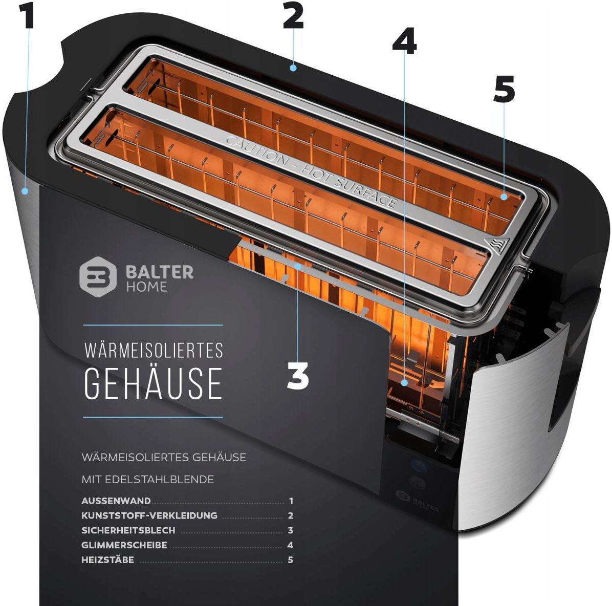Toster Balter Home TS04 - Opinie i ceny na Ceneo.pl