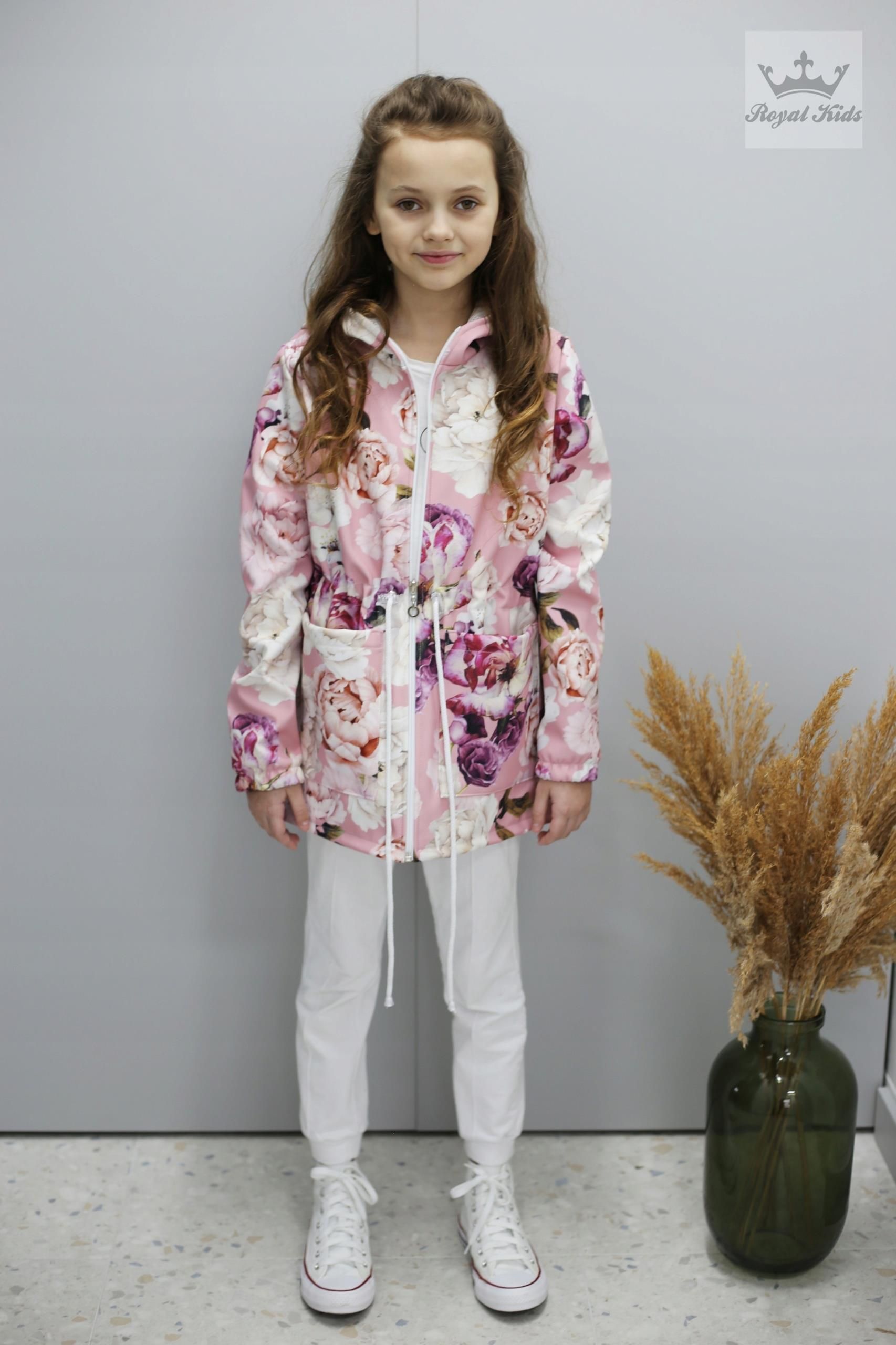 Kurtka softshell Dla dziewczynki Kwiaty 104 110 - Ceny i opinie - Ceneo.pl