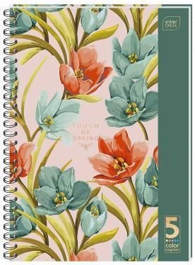 Interdruk Kołozeszyt A4 Kratka 100 Kartek 5 Registrów Kwiaty - Ceny i ...