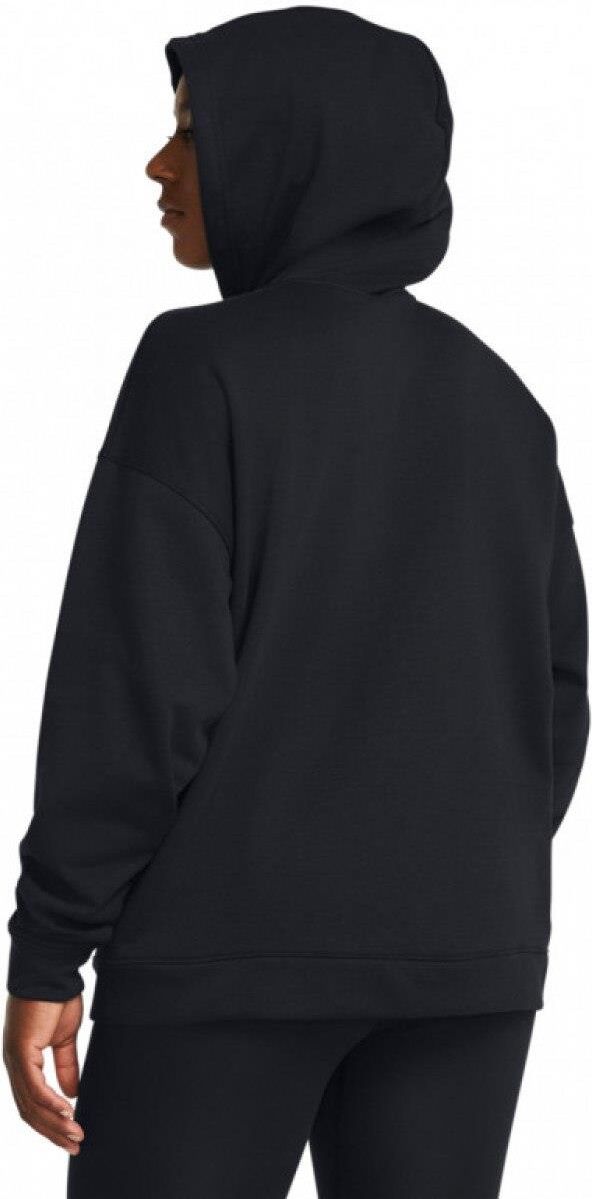 Damska bluza dresowa rozpinana z kapturem Under armour UA Rival Terry OS FZ Hooded - czarna ...