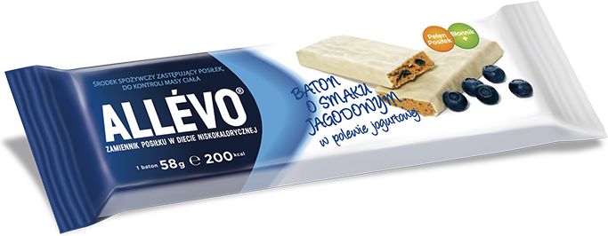 Allevo baton z Jagodami 58g - Opinie i ceny na Ceneo.pl