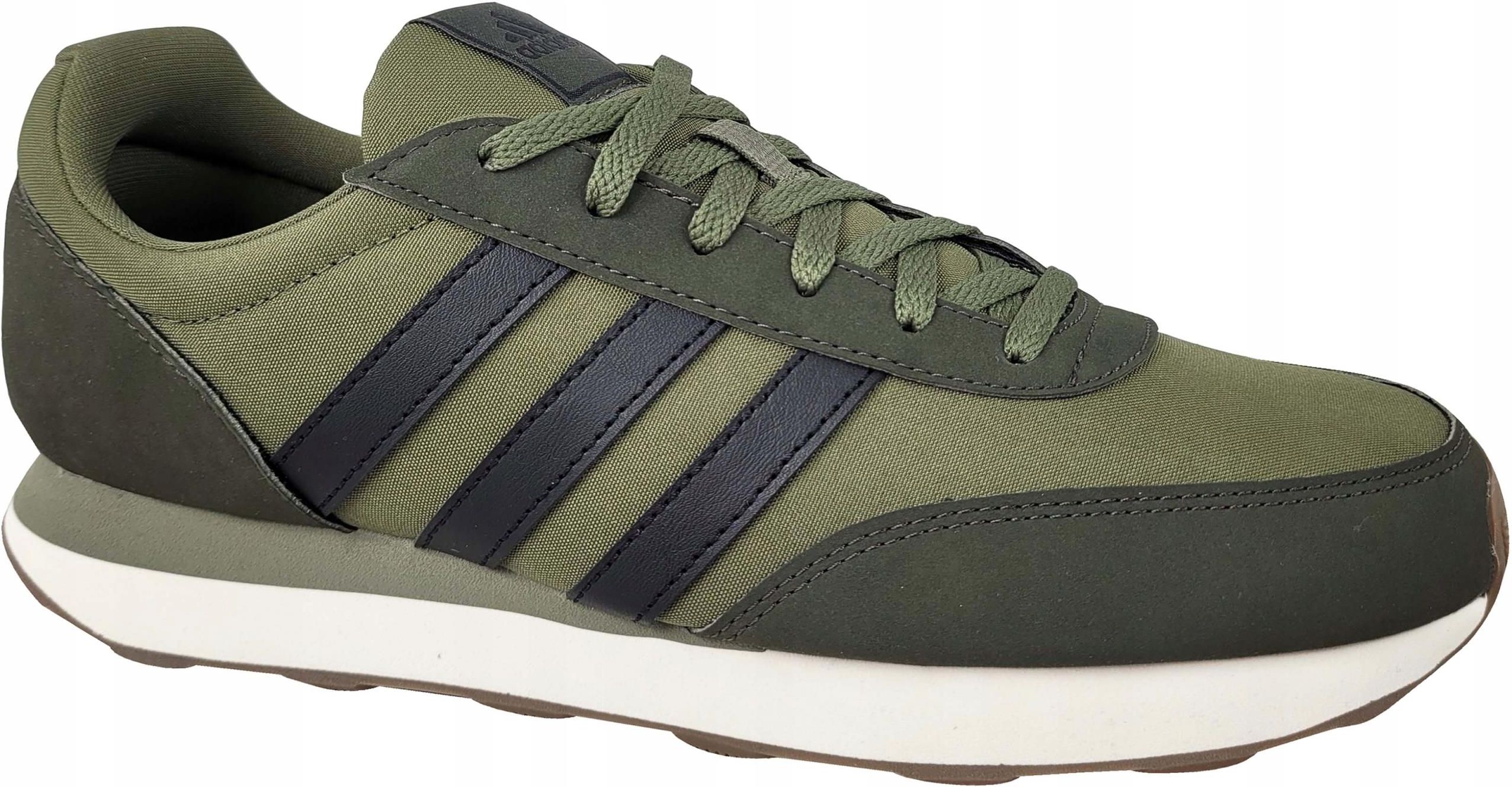 Adidas Run 60S 3.0 IG1179 Racer Buty Męskie Jogger Zielone - Ceny i ...