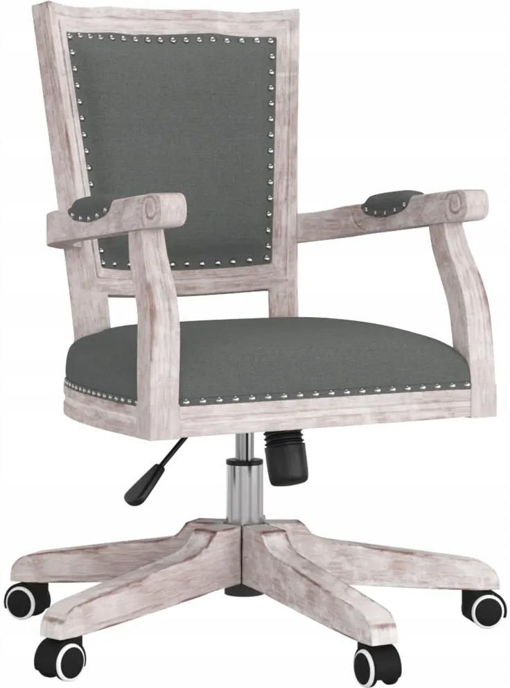 Obrotowe Krzesło Biurowe, Ciemnoszare, Obite Tkani - Opinie i ...