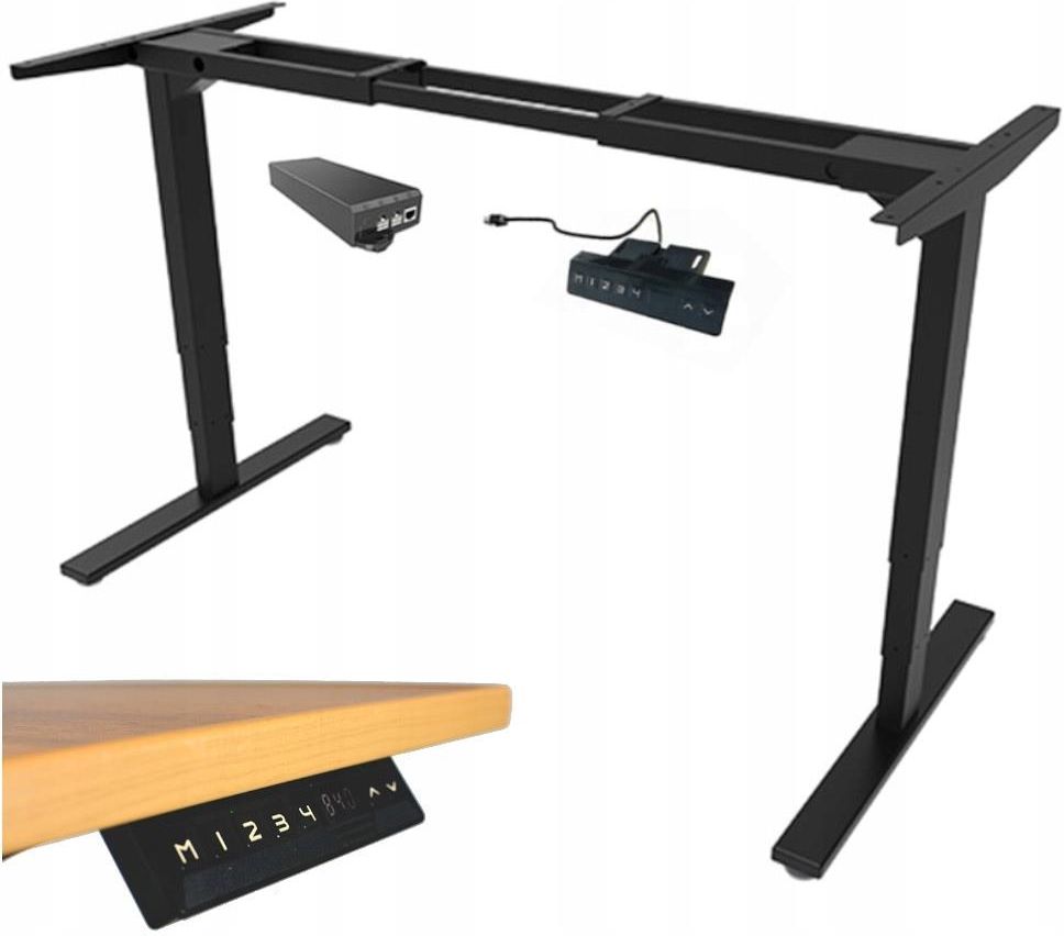 Biurko Regulowane Elektrycznie Z Elektryczną Regulacją Wysokości Stelaż ...