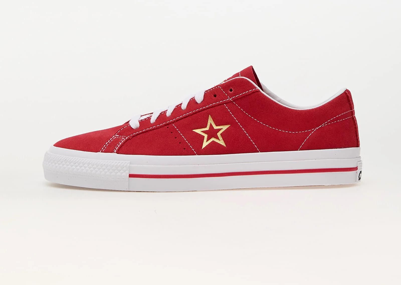 Converse One Star Pro Suede Varsity Red/ White/ Gold - Ceny i opinie ...