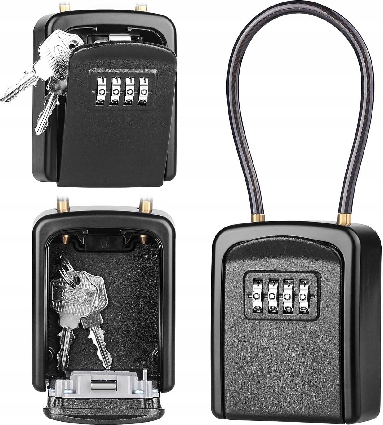 Mini Sejf Na Klucze Szafka Na Kod Szyrf Kasetka Rodzaj Drutu Stalowego ...