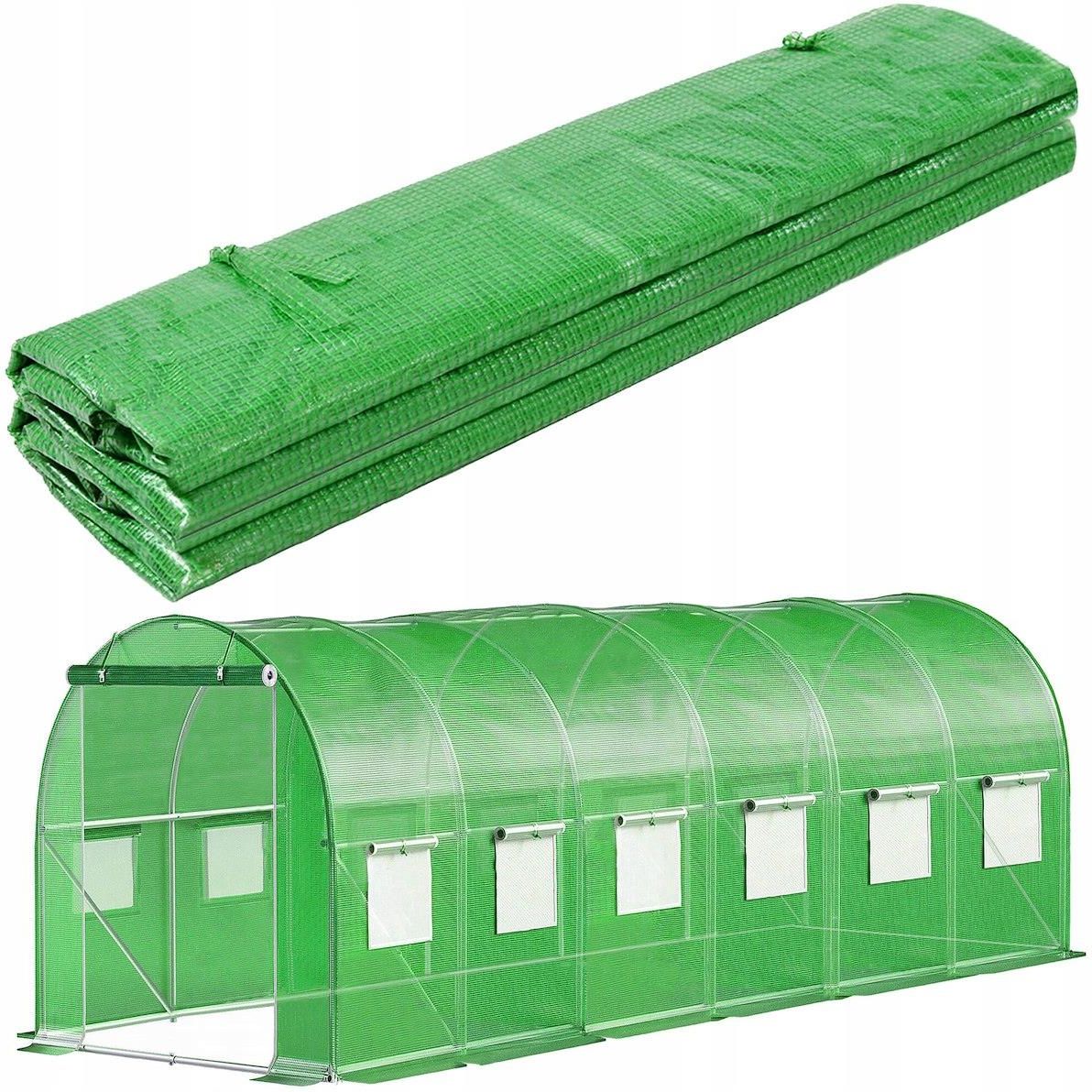 Springos Folia Zamienna Poszycie Na Tunel Ogrodowy Szklarnia 6X3X2m 18m² Uv4 Gt0005f - Ceny i ...