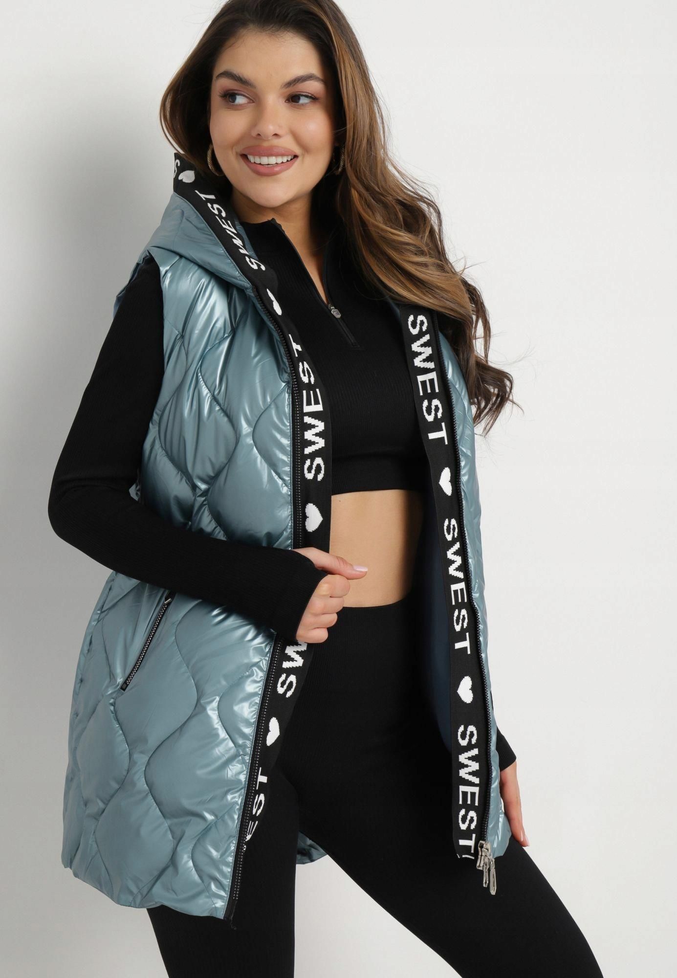 Born2Be Jasnoniebieska Kamizelka damska - Ceny i opinie - Ceneo.pl