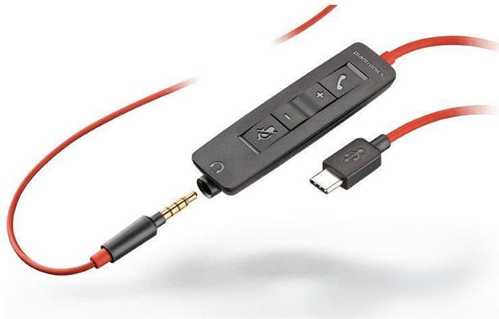 Słuchawki Poly Blackwire 3225 USB-C HS + 3.5mm + USB-C/A 8X229AA Zestaw ...