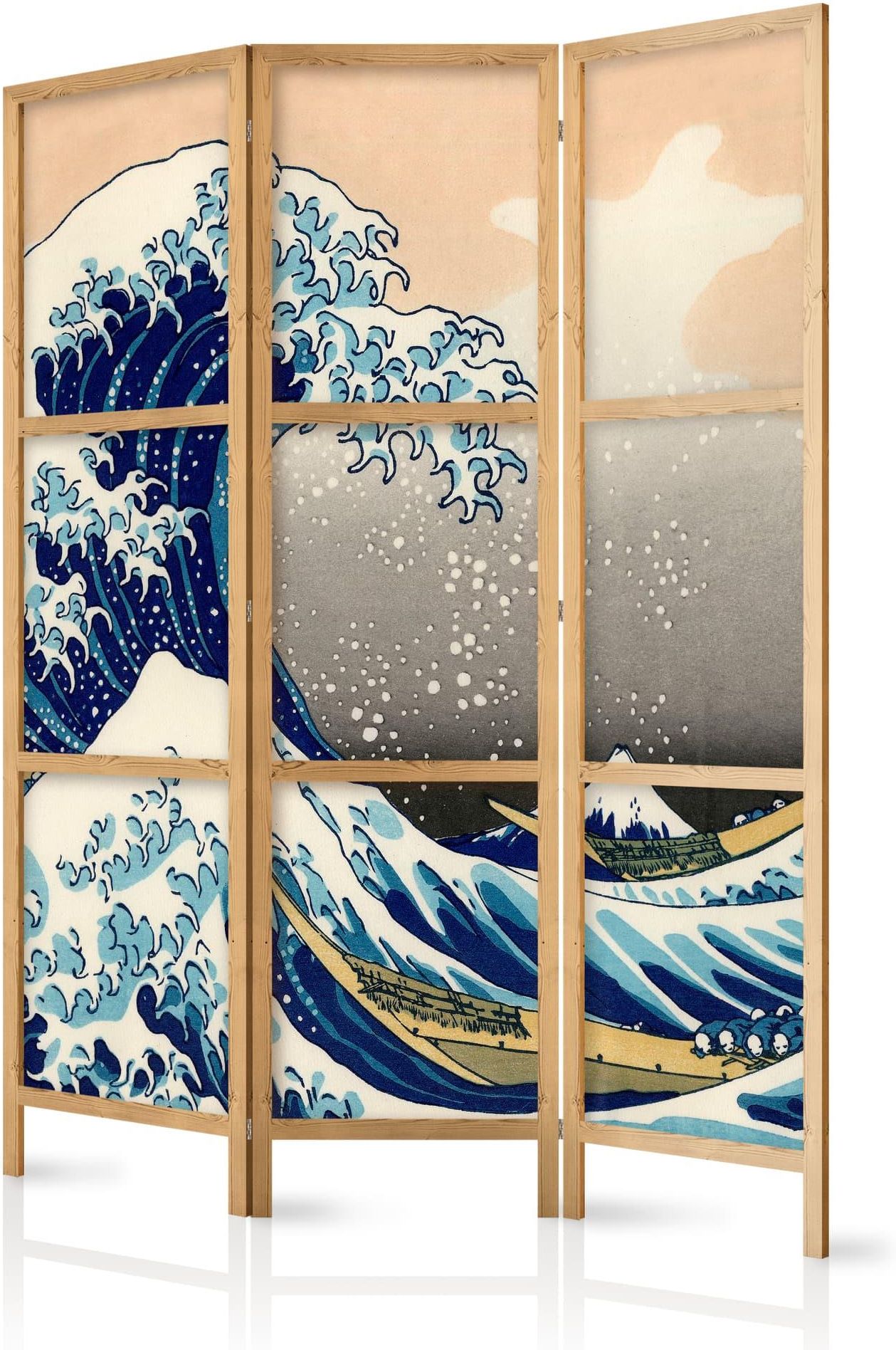 Artgeist Parawan Japoński Wielka Fala W Kanagawie I 135X172 - Opinie i ...